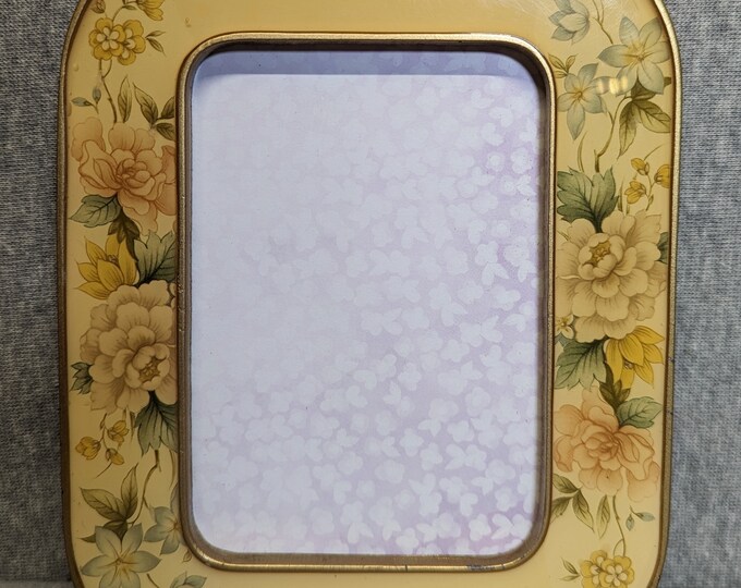 Vintage Enamel Frame With Rounded Corners - Etsy