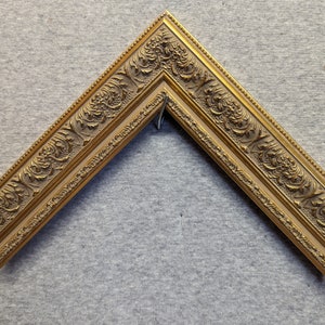 Ornate Gold Frame Any Size up to 24x36 - CUSTOM SIZES With Regular ...
