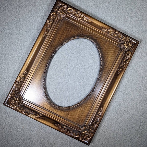 Vintage Oval Frame - Etsy