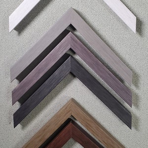 Basic Wood Color Frame Any Size up to 24x36 - CUSTOM ORDER ONLY With ...