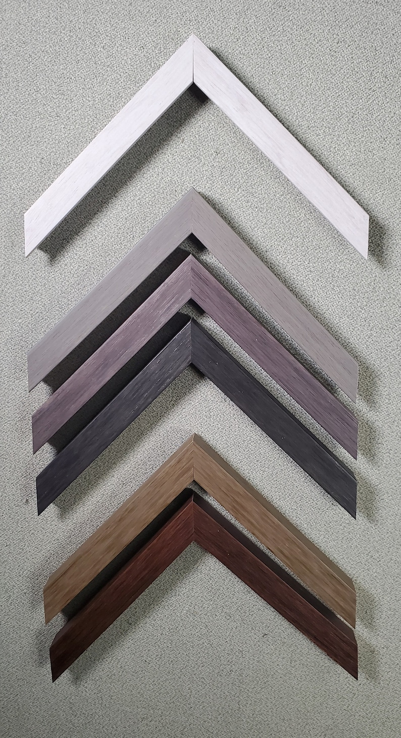 Basic Wood Color Frame Any Size up to 24x36 - CUSTOM ORDER ONLY With ...
