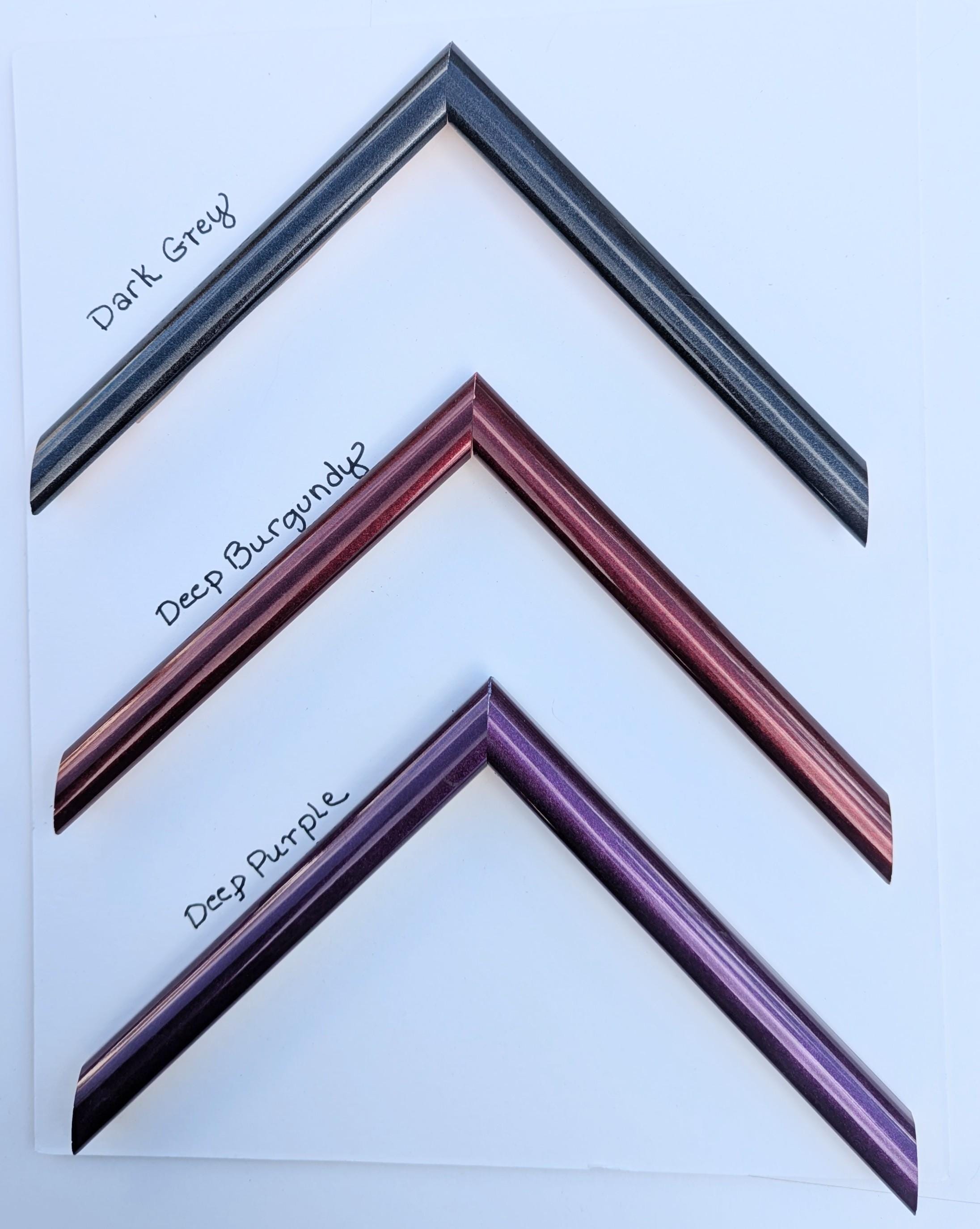 PEARLESCENT Color Frames NARROW Custom Sized Any Size up to 16x20 With ...
