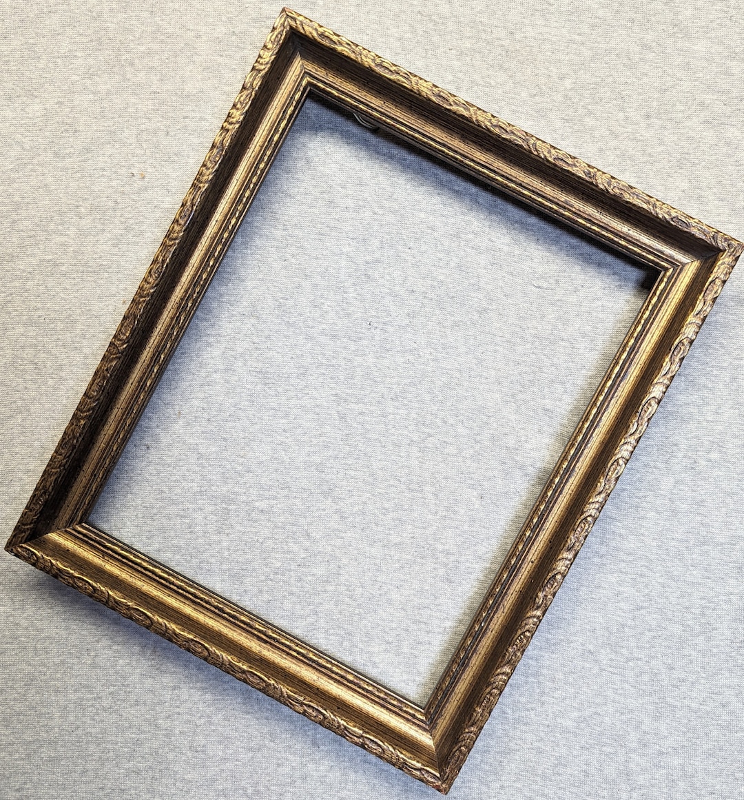 8X10 Frame Ornate Dark Gold With Optional Glass and Matting - Etsy
