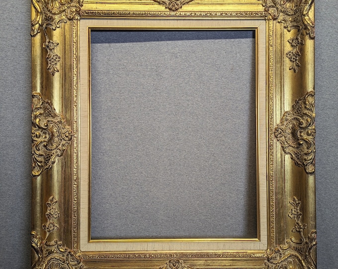 16x20 Frame Vintage Large Ornate Gold With Optional Glass and Custom ...