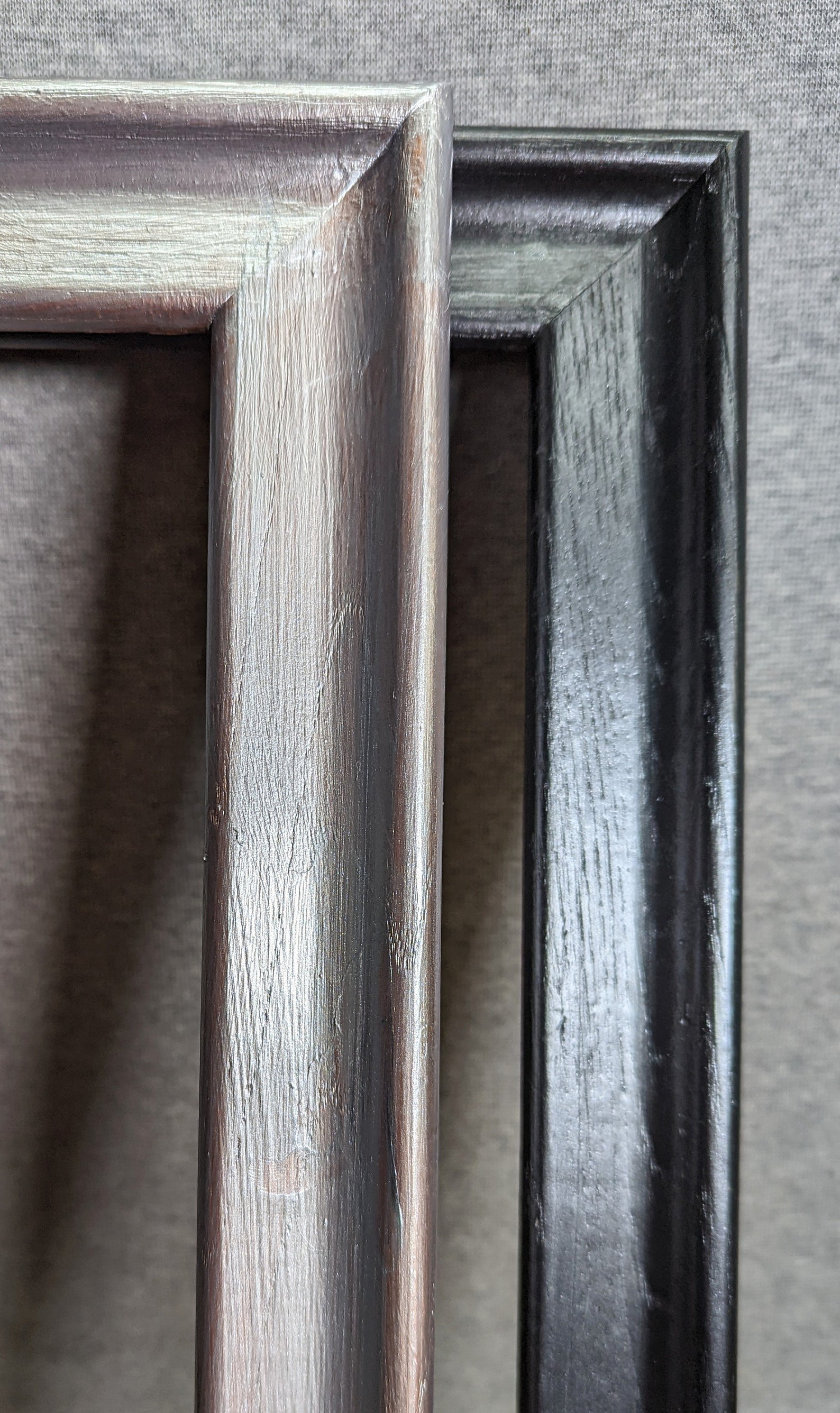 6x14 Frame Oak OR Metallic Color With Optional Glass and Custom Cut ...