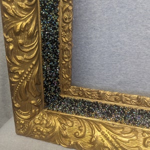 16x20 Frame Vintage Antique Ornate Gold With Sparkle Panel With ...