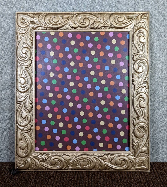 8X10 Frame Ornate Gold With Swirly Design With Optional Glass - Etsy