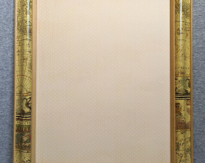 8x10 Frame Old World Map Design With Optional Glass and Custom Cut ...
