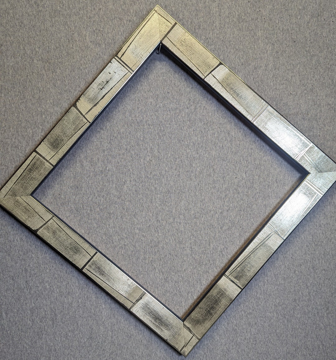 12x12 Frame NEW Silver Modern Contemporary Design With Optional Glass ...