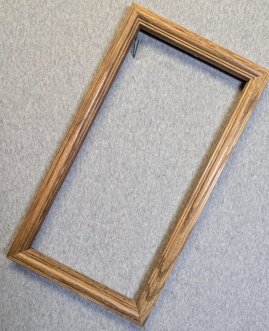 6x12 Frame Medium Warm Oak OR Metallic Color With Optional Glass and ...
