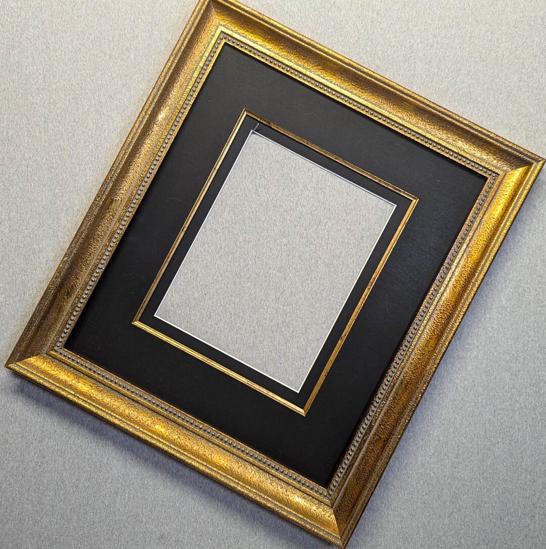 18x21 Frame Gold Ornate With Removeable Black Mat to Fit 10x13 With ...