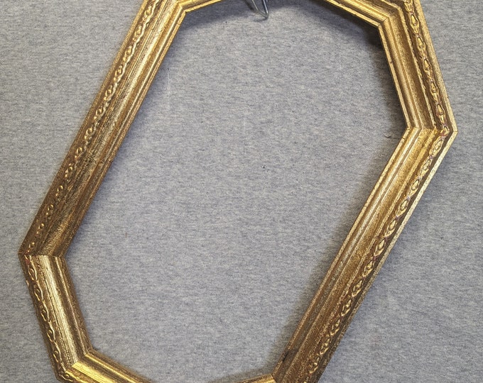 7x12 Octagon Frame approximate Size Vintage Ornate Gold With Optional ...