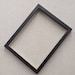 BASIC Black Wood Frame Custom Sized Any Size With Glass or Acrylic and ...