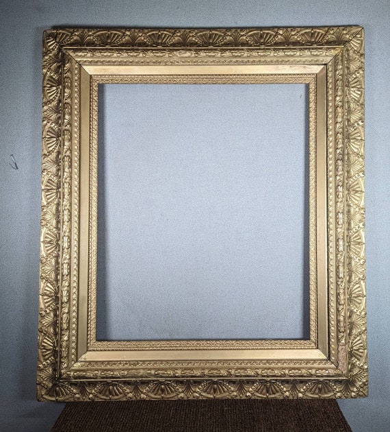 20x24 Frame Vintage Very Wide Ornate Gold AS IS With OPTIONAL - Etsy