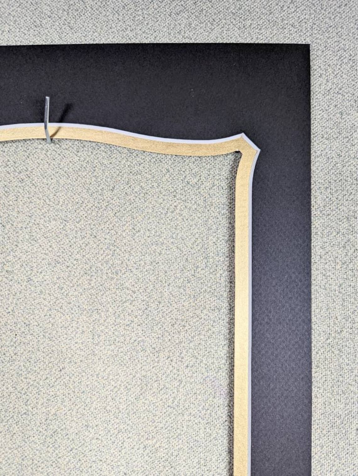 DOUBLE Picture Matting Flared With Choice of Color Custom Size Any Size ...