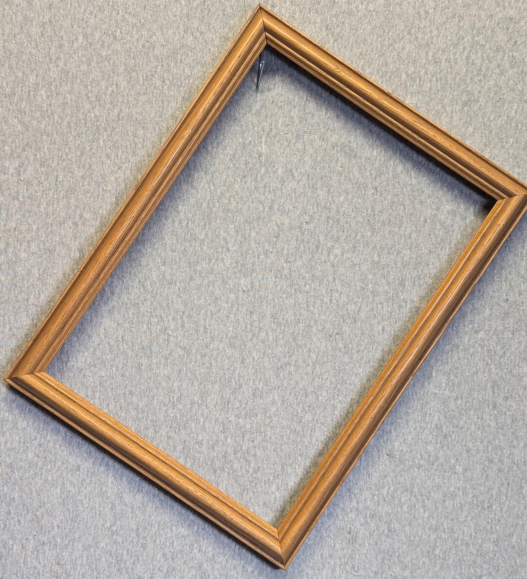9x12 Frame APPROXIMATE Size Oak With Optional Glass and Custom Cut ...