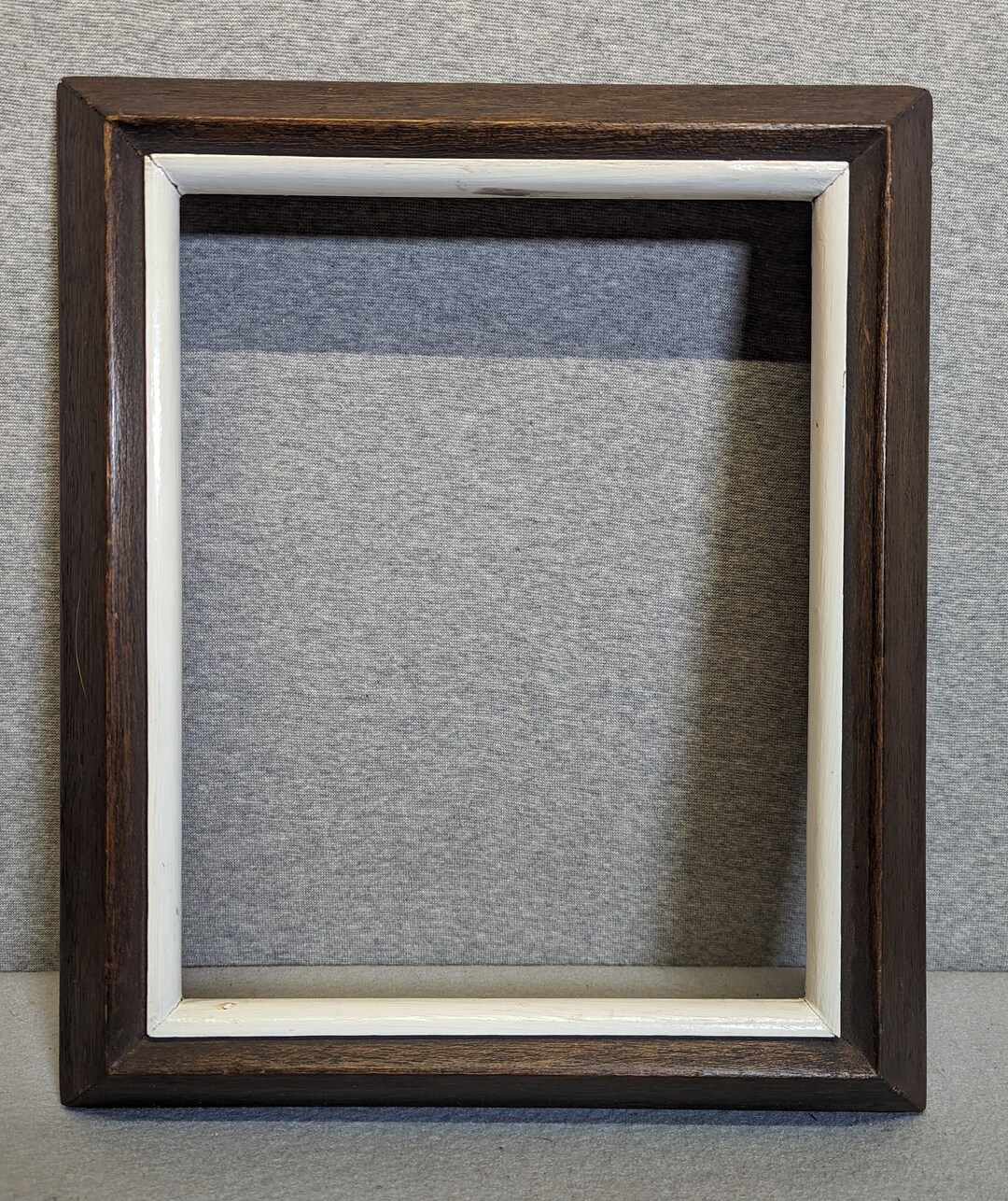 8x10 Frame Vintage Dark Walnut Chunky Primitive With Optional Glass and ...