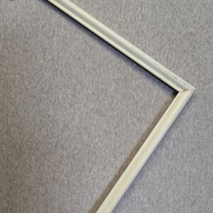 11x14 Frame Vintage Very Narrow White With Optional Glass and Custom ...