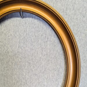 8x10 Oval Frame Vintage Gold Hollow Plastic With Optional Glass and ...