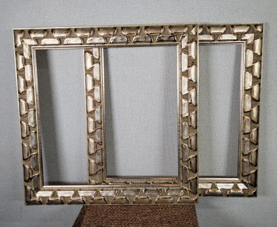 12x12 Frame NEW Silver Ornate With Optional Glass and | Etsy