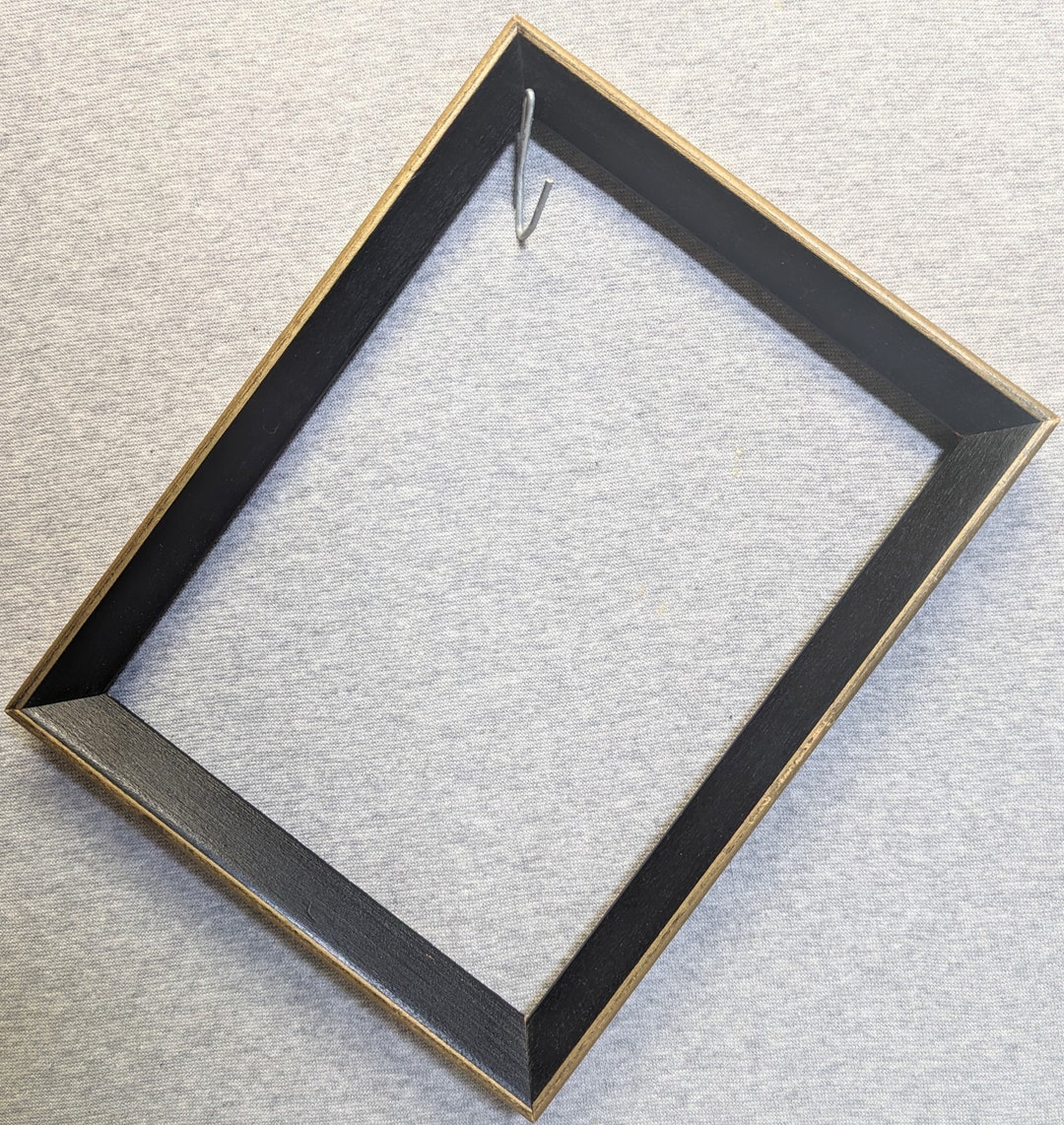 6x8 Frame Vintage Brown and Gold With Optional Glass and Custom Cut ...