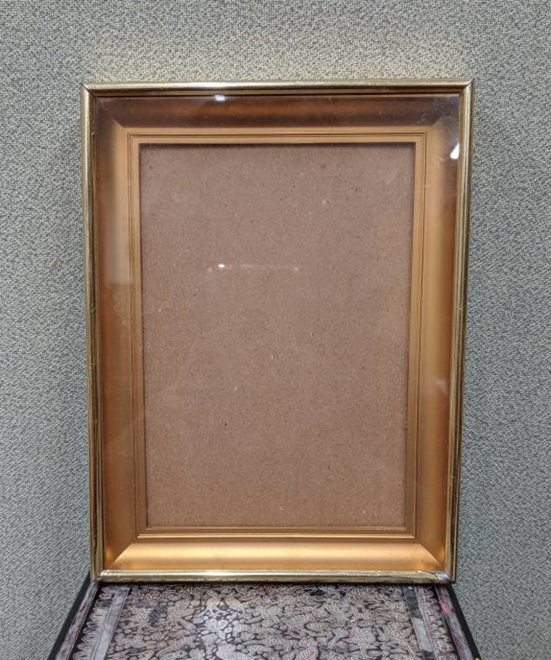 5x7 Metal Box Frame Vintage Photo Frame With Choice of Glass Easel or ...