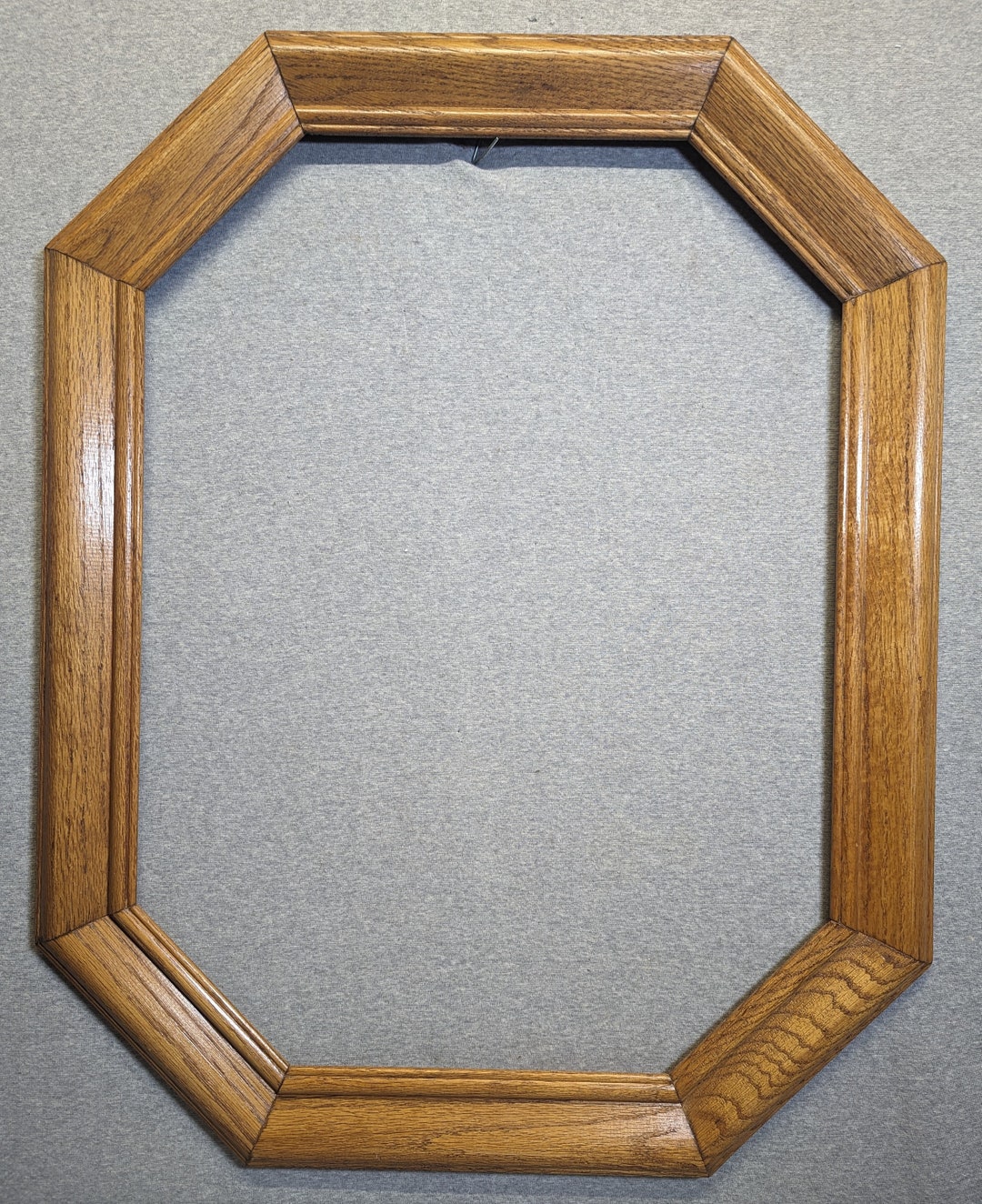 18x24 Frame Octagon Oak With Optional Acrylic and Custom Cut Matting - Etsy