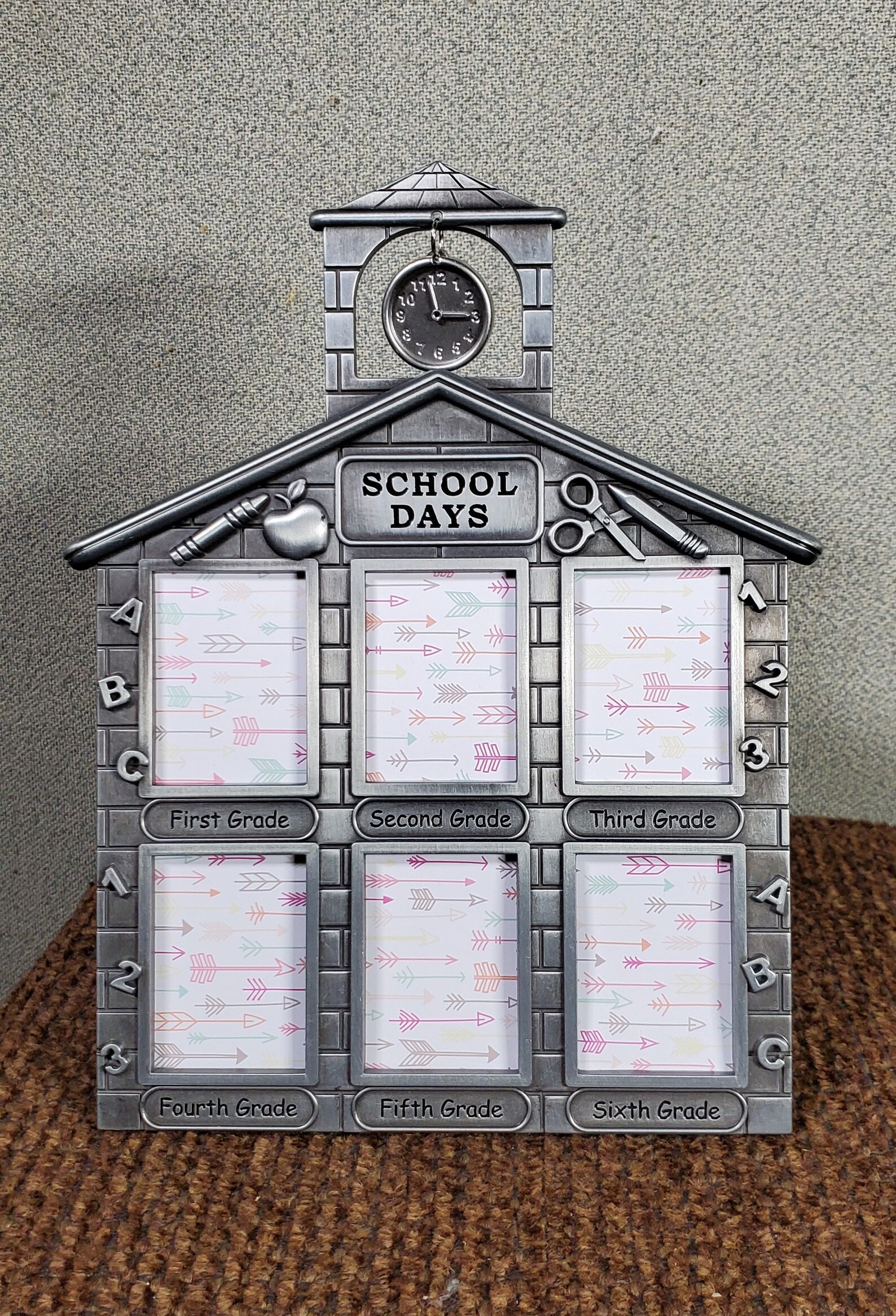 School Days Photo Frame for 6 Photos Grades One Through Six - Etsy