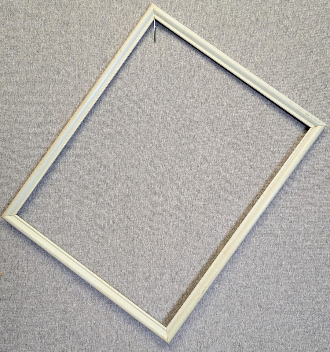 11x14 Frame Vintage Very Narrow White With Optional Glass and Custom ...