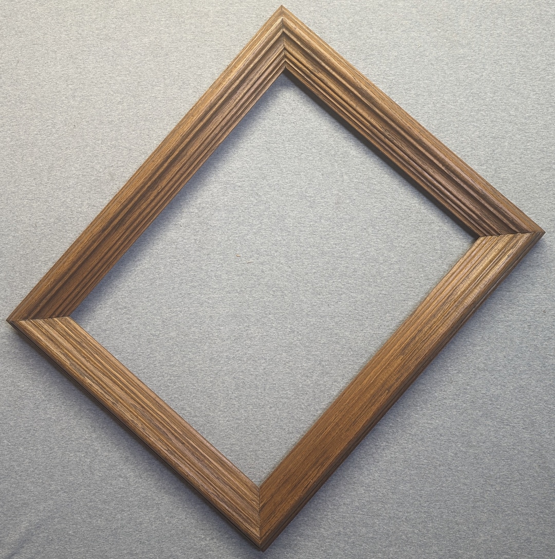 14x18 Frame (approximate Size) Vintage Oak Handmade Very Heavy Solid ...