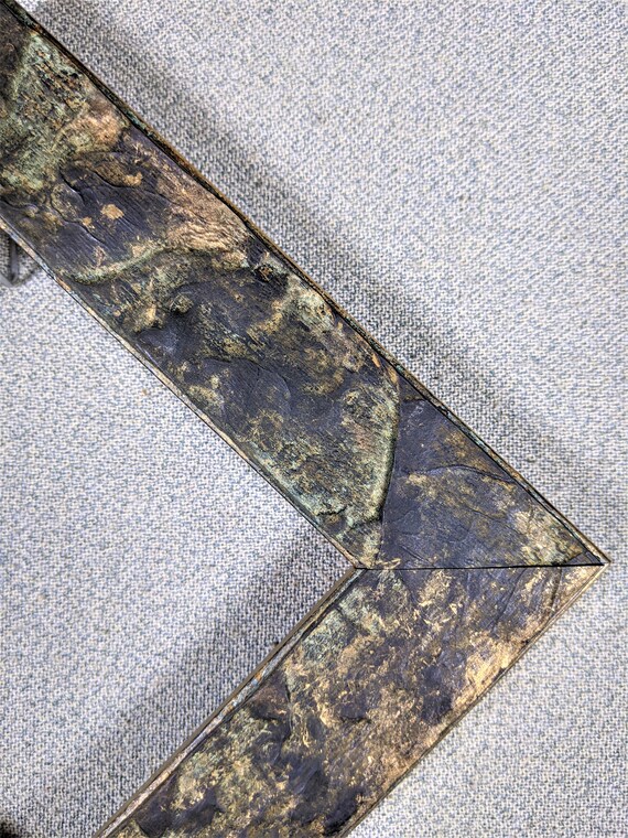 5x5 Frame **NEW** Textured Olive Green and Gold Patina with Optional ...