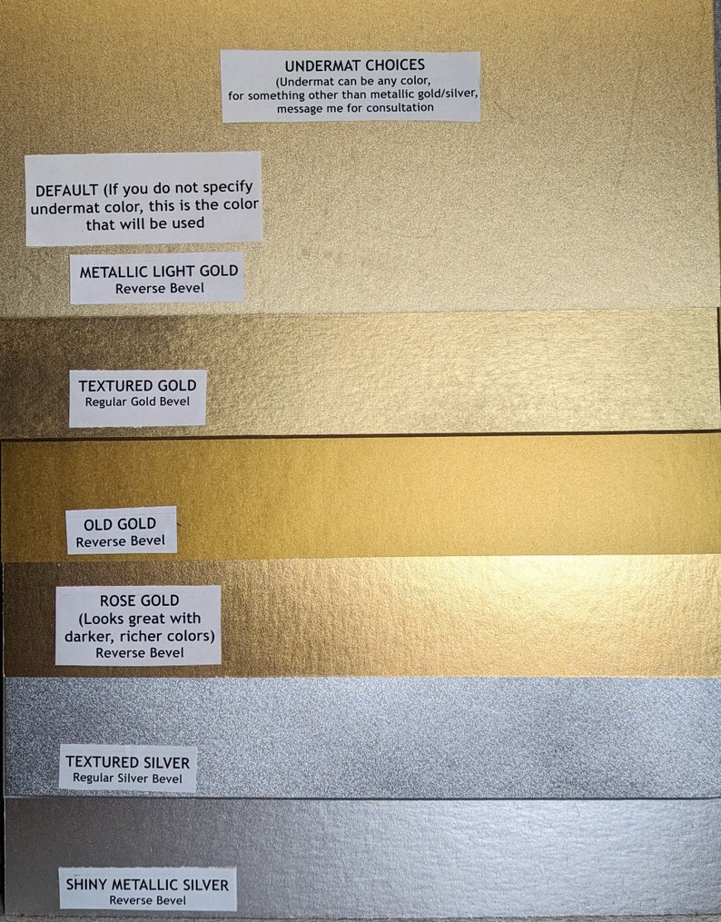 Faux SILK Picture Matting Hand Wrapped Double Mat Choice of Color ...