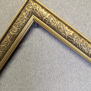 16x20 Frame Vintage Gold Ornate With Optional Glass and Custom Cut ...