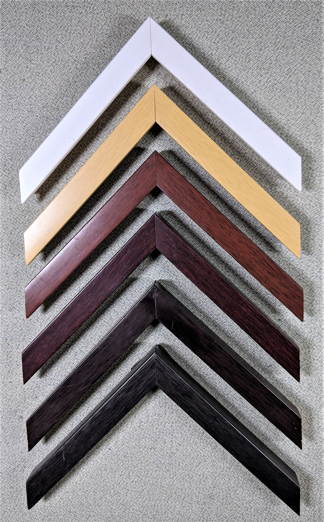 Basic Wood Color Frame Any Size up to 24x36 - CUSTOM SIZES With Regular ...