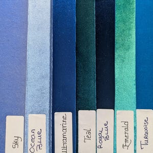VELVET Picture Matting Hand Wrapped Double Mat Choice of Color Custom ...