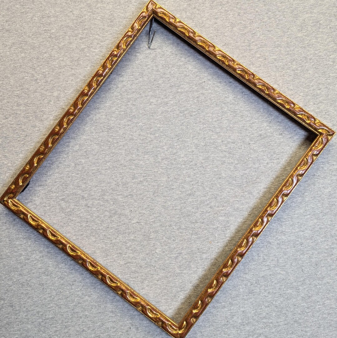 10x11 Frame (approximate Size) Copper Gold Ornate With Optional Glass ...