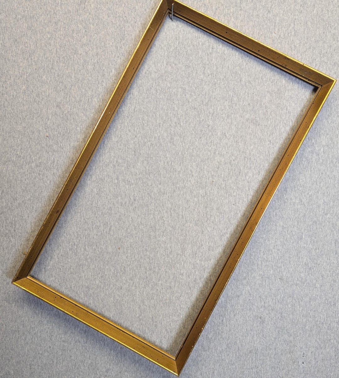 9x17 Frame (APPROXIMATE SIZE) Vintage Narrow Slanted Gold With Optional ...
