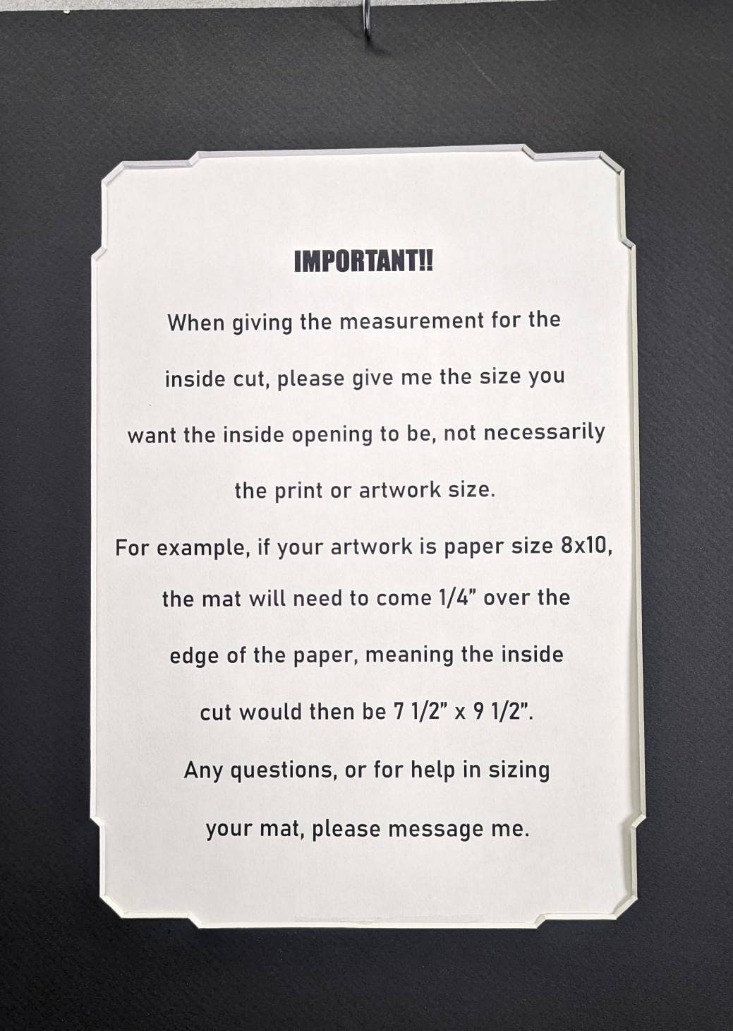 SINGLE STYLE LINEN Hand Wrapped Picture Matting 26 Colors - Etsy