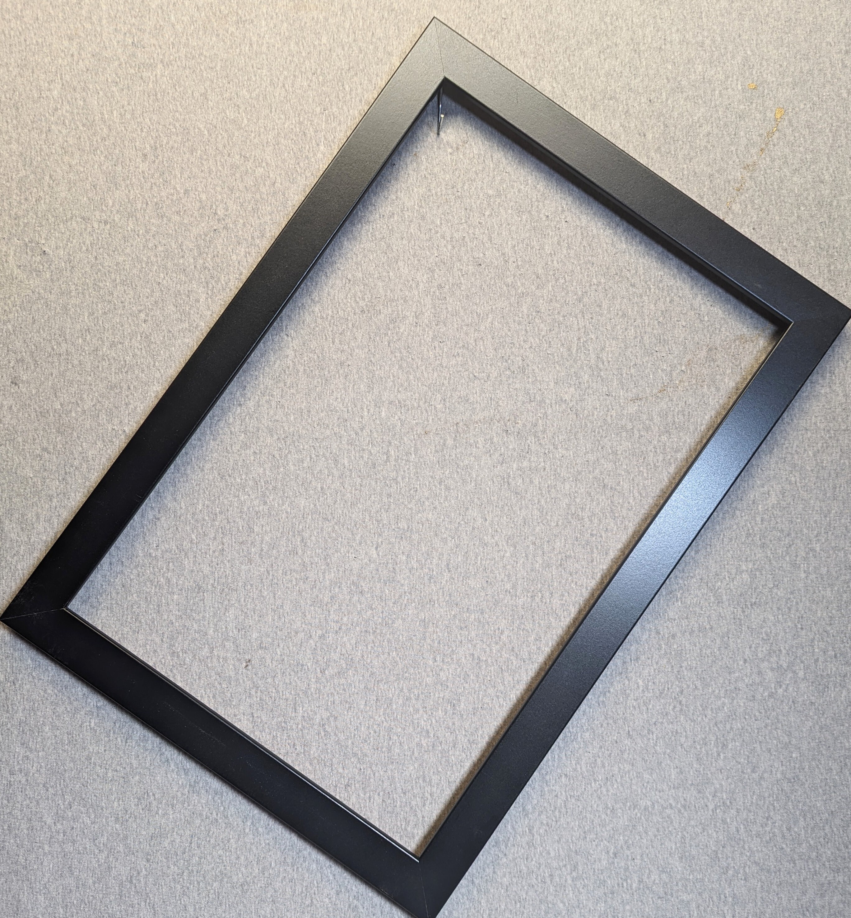 12x18 Frame **NEW** Black Simple Plain With Optional Glass and Custom ...