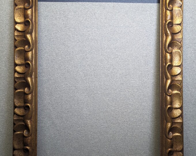 18x24 Frame Vintage Gold Ornate With Optional Acrylic and Custom Cut ...