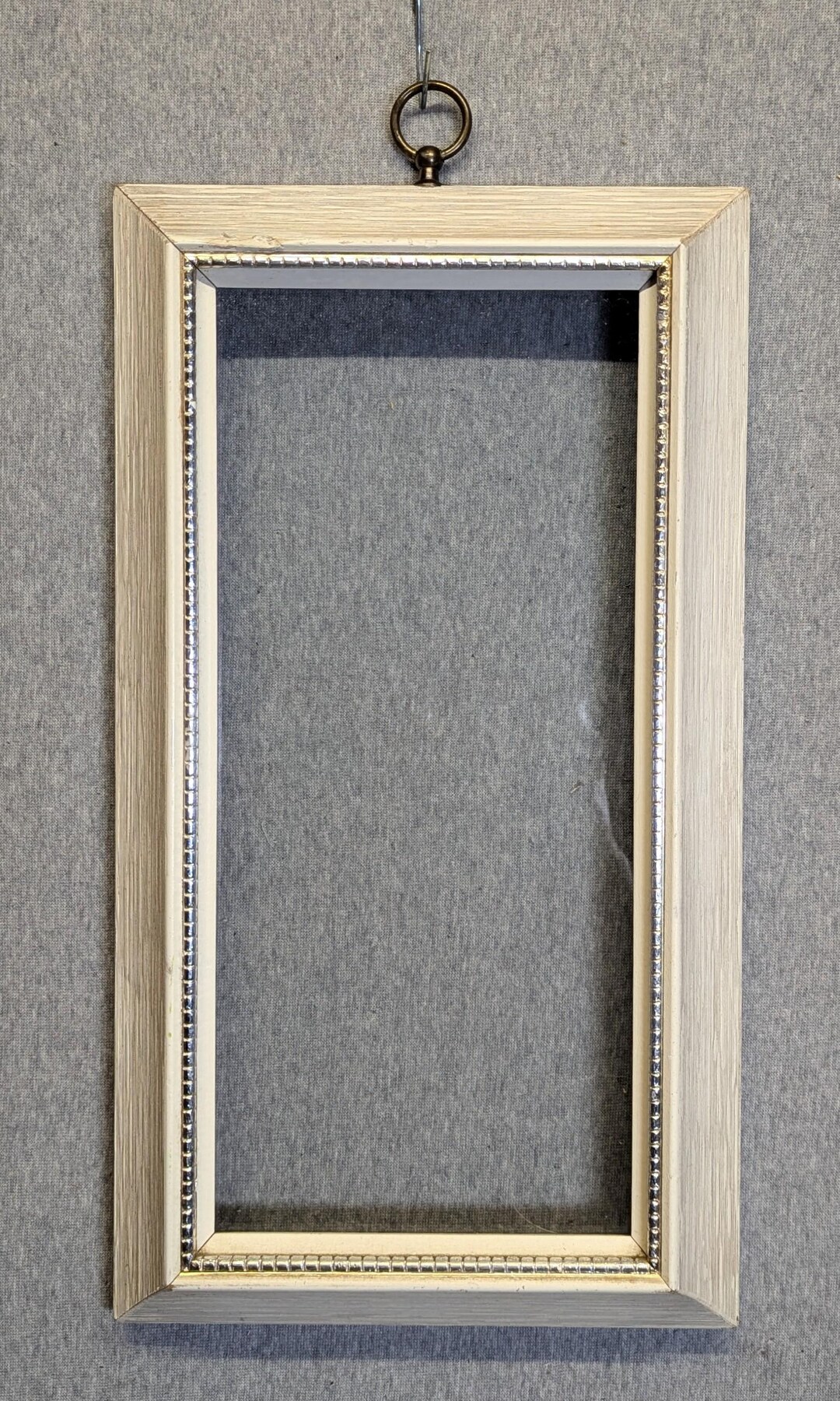 6x12 Frame (APPROXIMATE SIZE) Vintage White Deep Inside With Regular ...