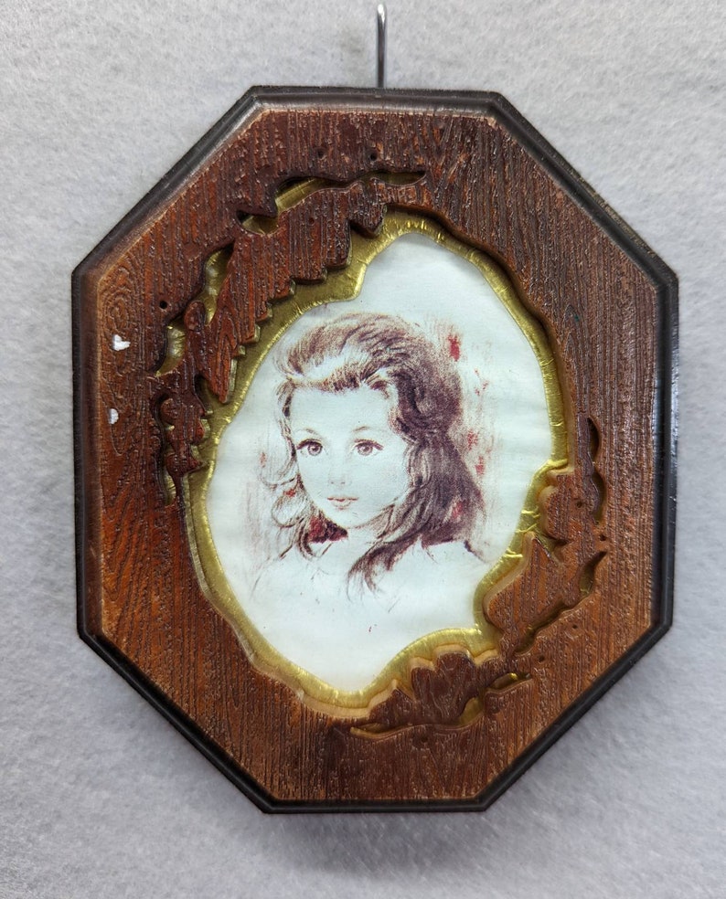 SET of 3 Vintage Oval and Octagon Frames AS IS See Description - Etsy