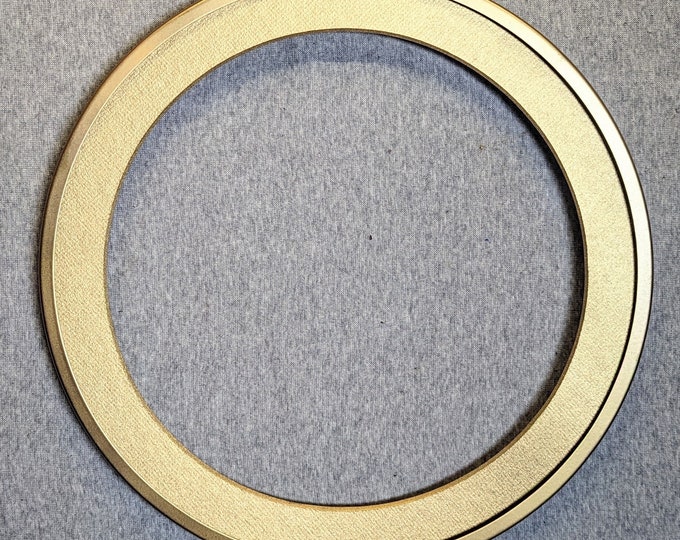 10x10 Round Frame approximate Size Thin Gold Plain Metal With Optional ...