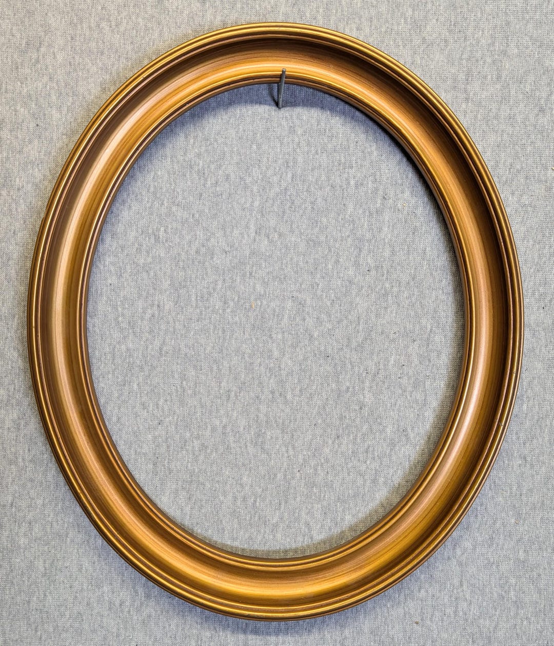 8x10 Oval Frame Vintage Gold Hollow Plastic With Optional Glass and ...