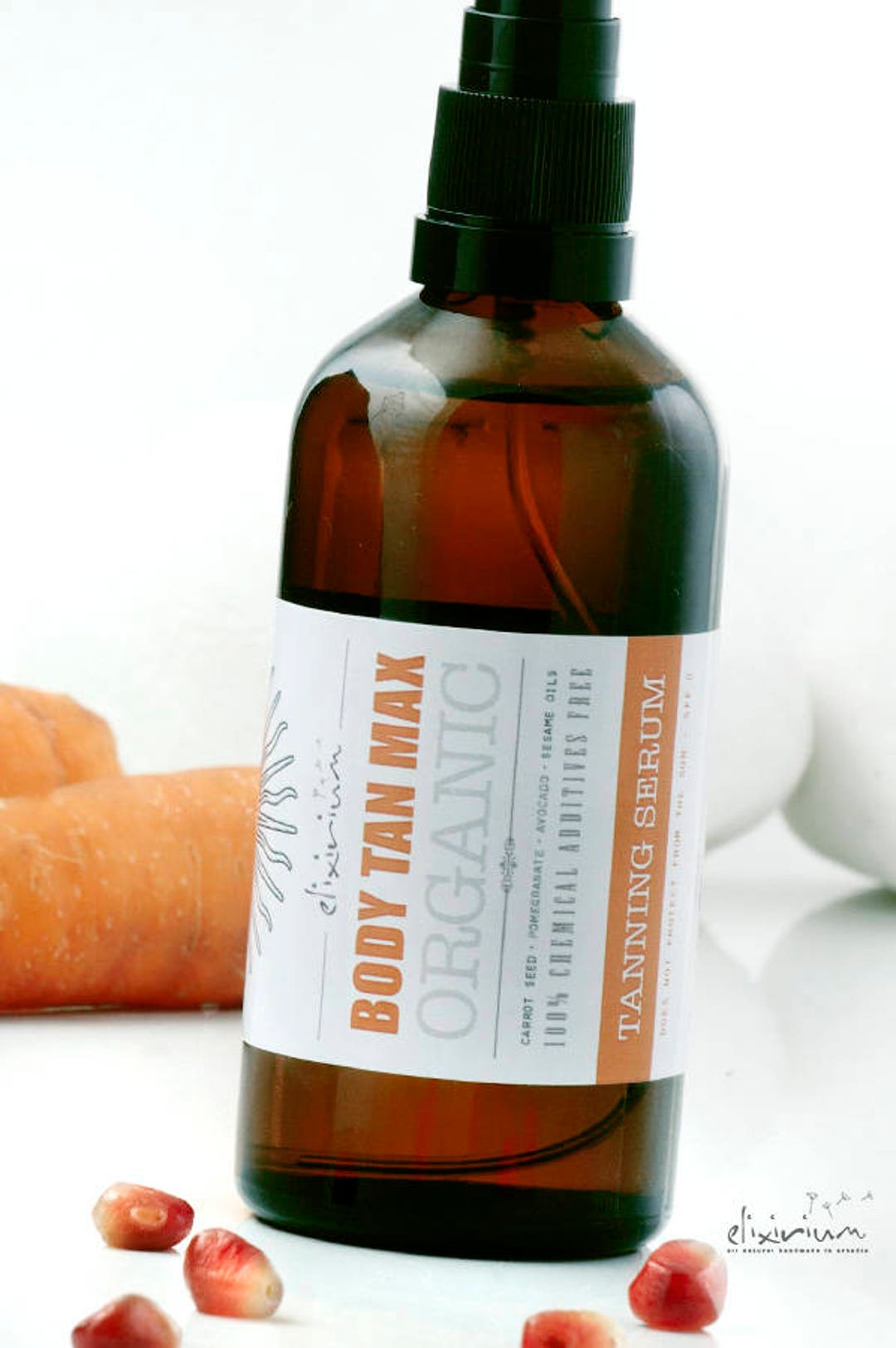 BODY TAN MAX Organic Tanning Booster Oil Serum Maximize Your Body ...