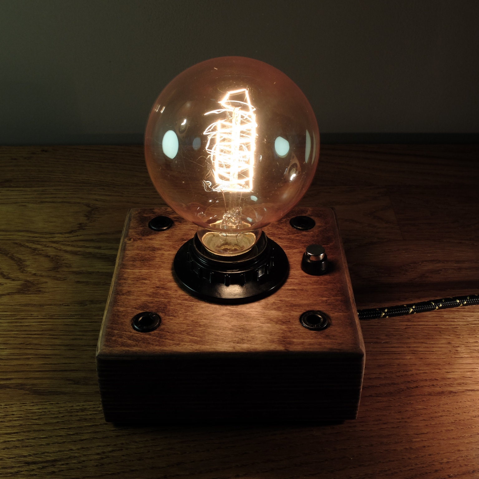 Edison Lamp Industrial Lamp Steampunk Lamp Night Lamp Edison - Etsy