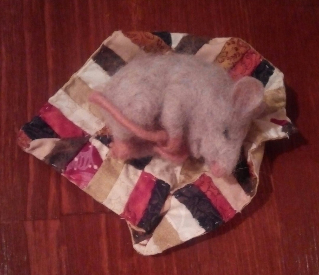 Sleepy Rat on a Mat - Etsy