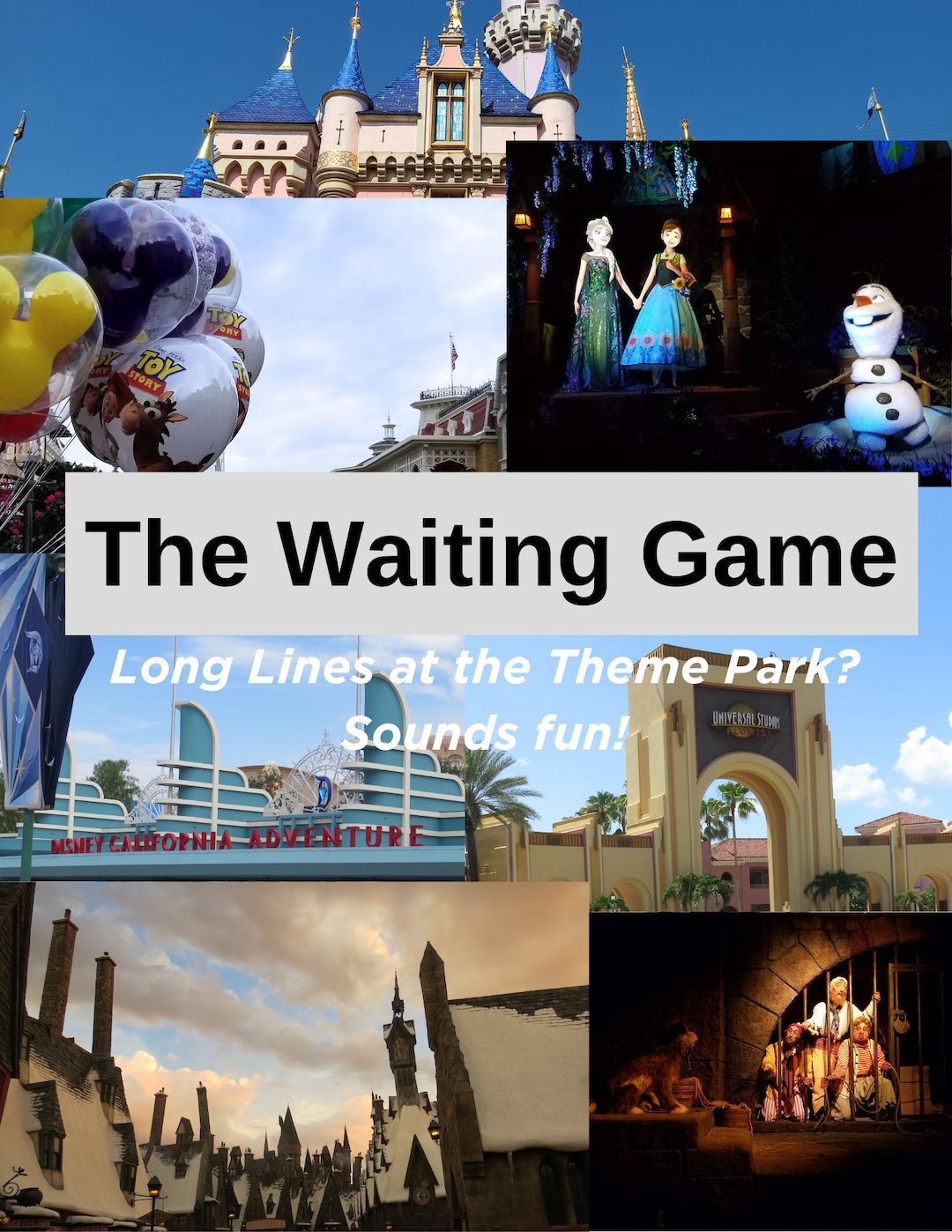 The Waiting Game - Activities for Families - Theme Park Line Activities ...