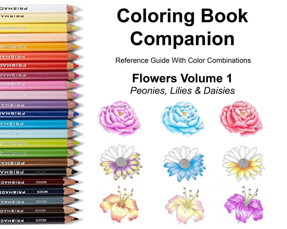 Coloring Book Companion Reference Guide for Coloring Books - Etsy