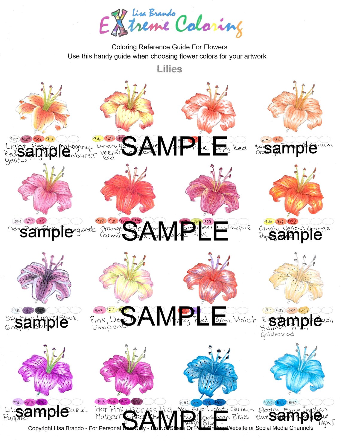 Coloring Book Companion Reference Guide for Coloring Books - Etsy